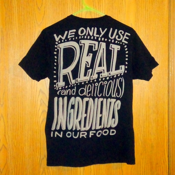 Loomstate | Shirts | Blacktan Chipotle We Only Use Real Delicious ...